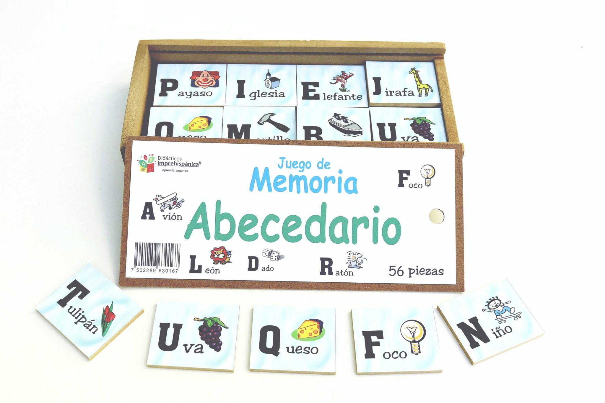 JUEGO DE MEMORIA DE ABECEDARIO - Imprehispanica